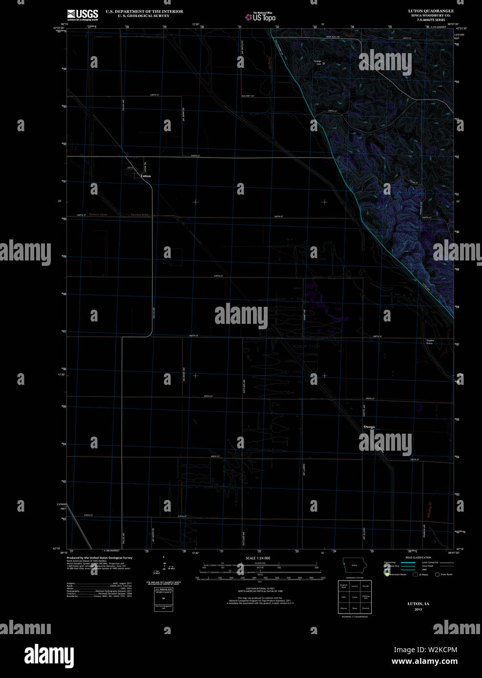 Map of luton hi-res stock photography and images - Alamy