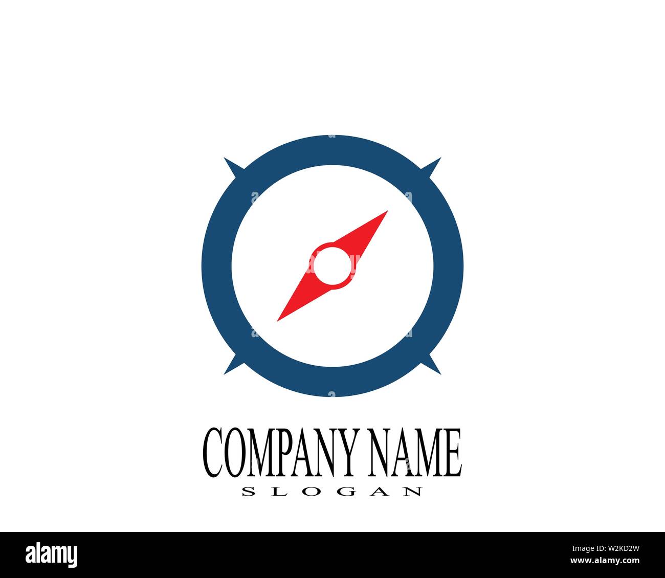 Compass Logo Template vector icon illustration design Stock Photo - Alamy