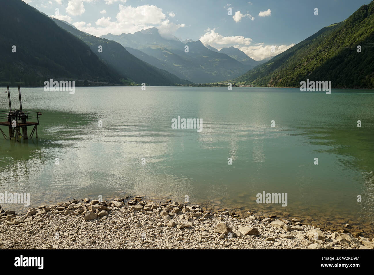 Lago di Poschiavo, Canton of Grison, Switzerland Stock Photo - Alamy