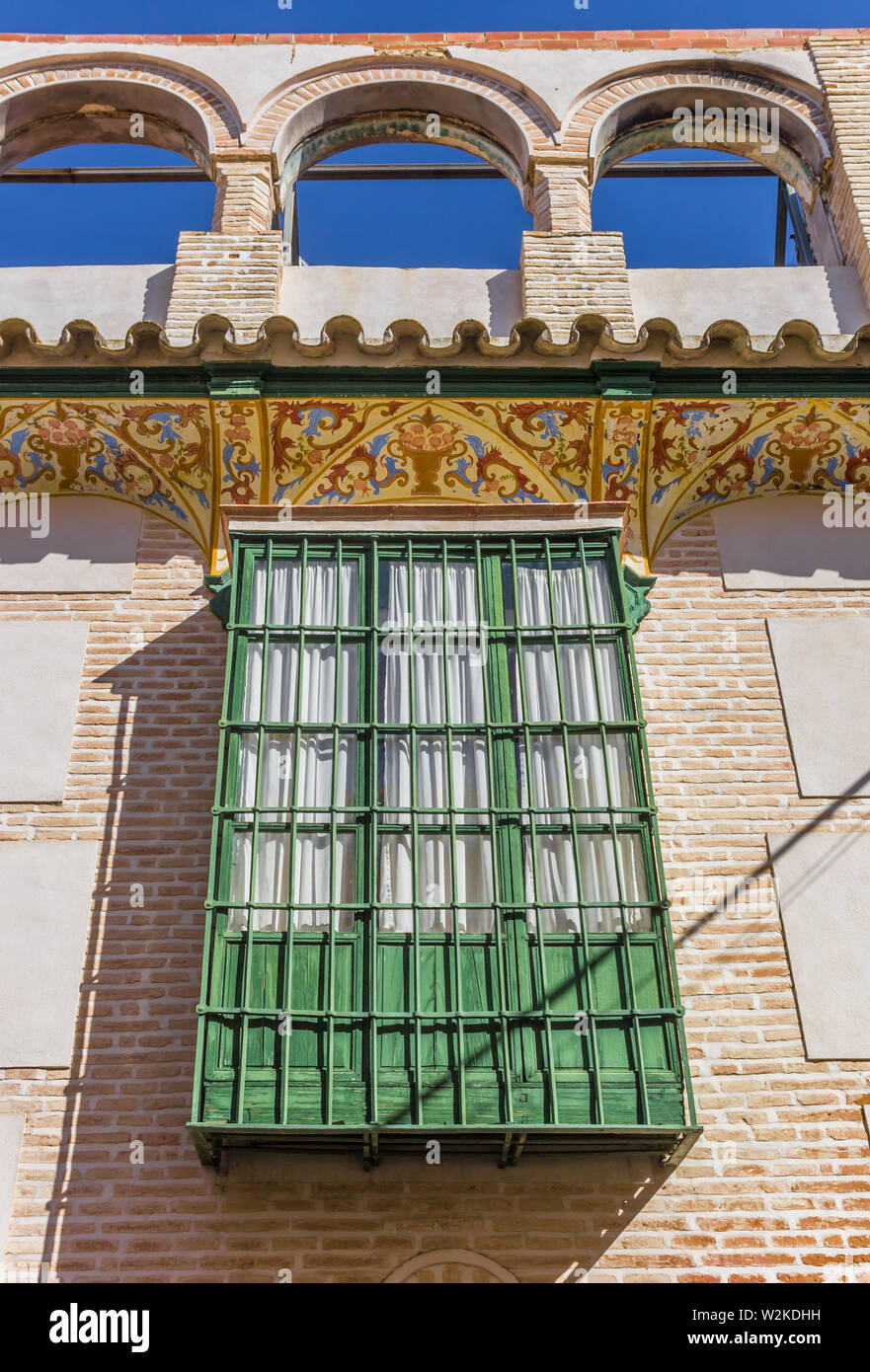 Bay window at a historic house in Ecija, Spain Stock Photo - Alamy