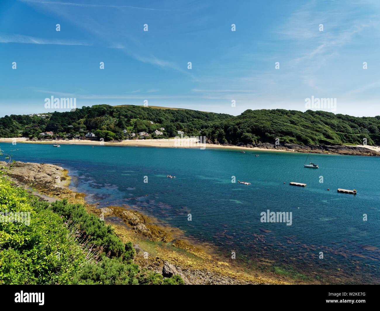 Salcombe, South Devon, Great Britain. UK Stock Photo - Alamy
