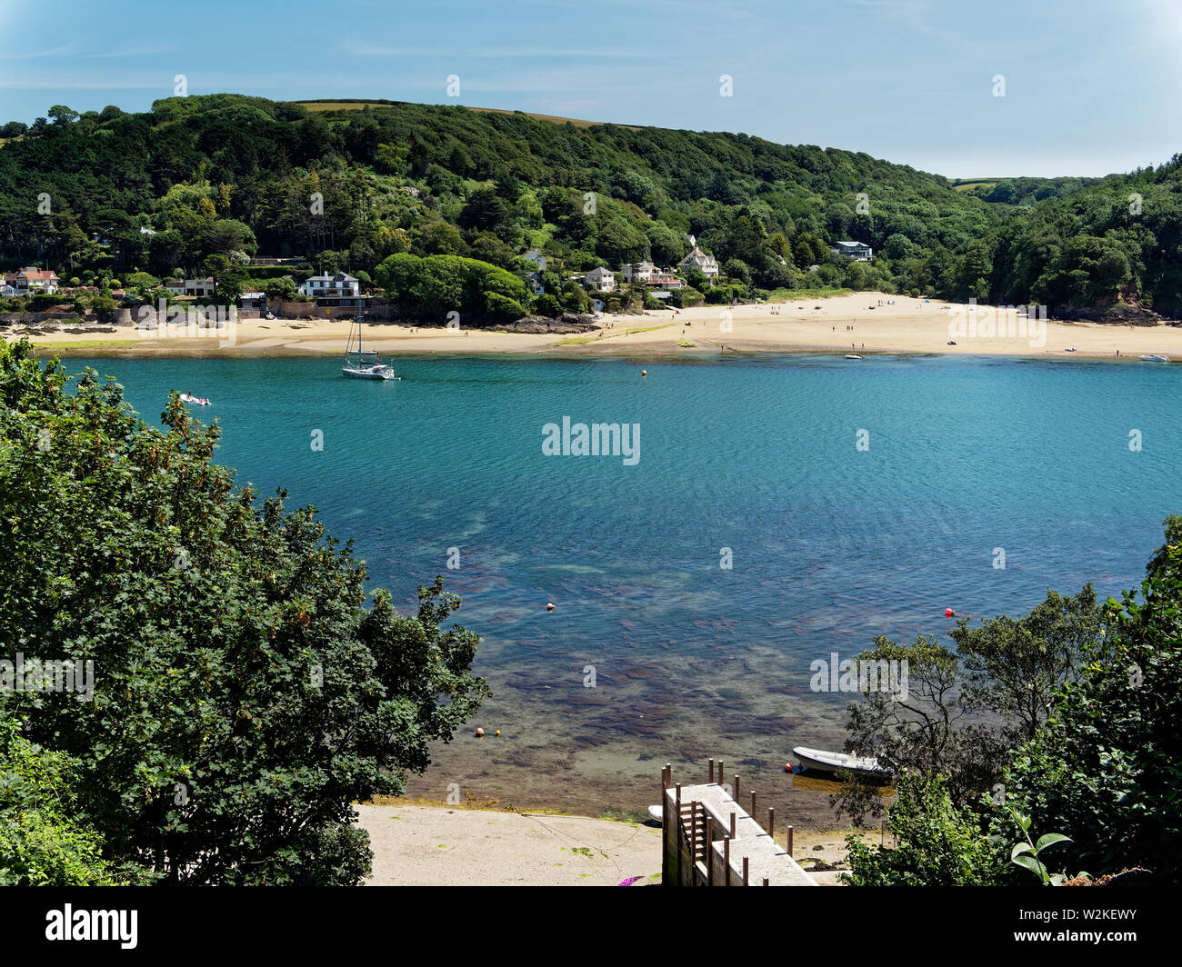 Salcombe, South Devon, Great Britain. UK Stock Photo - Alamy