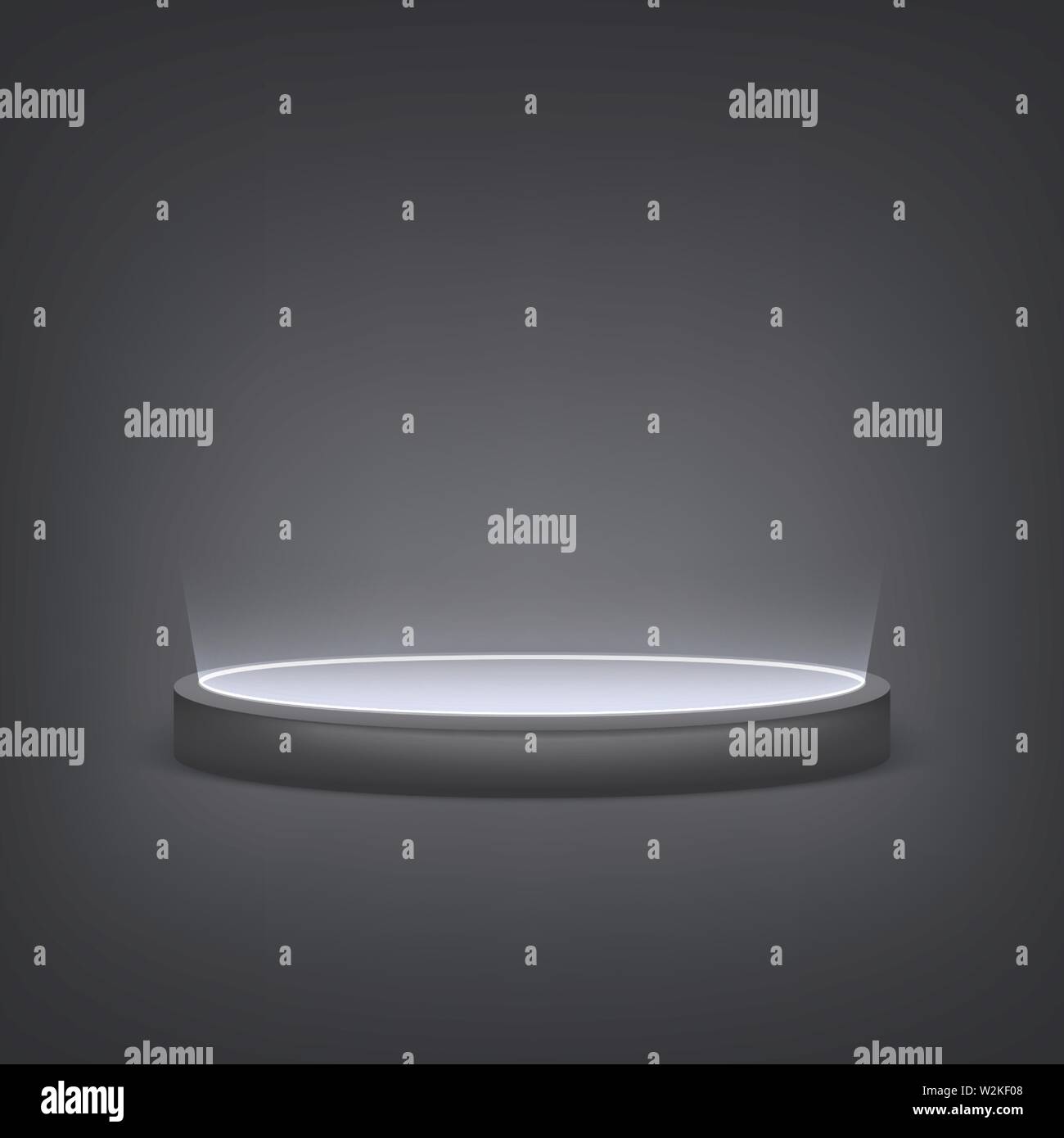 Red carpet round podium Stock Vector Images - Alamy