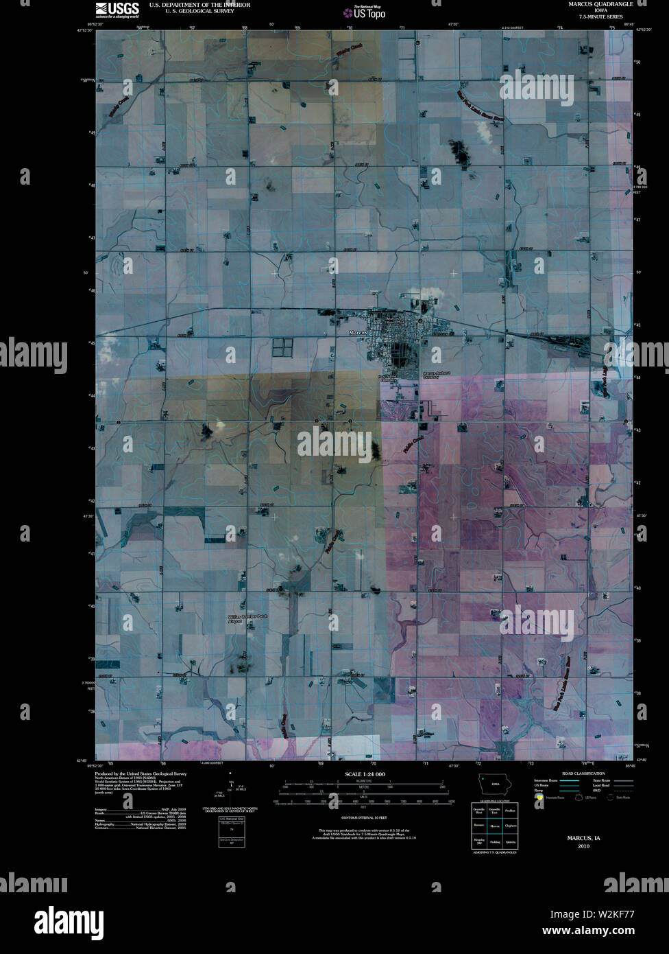 Marcus iowa map hi-res stock photography and images - Alamy