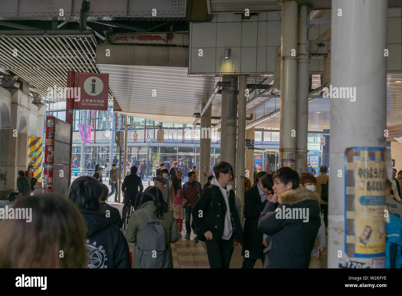 Busy Ueno area is very popular not only for the beautiful park but also ...