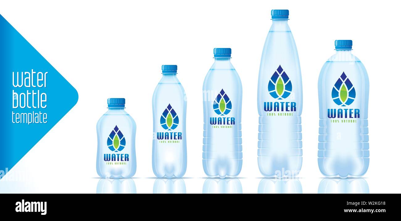 Ready design water bottle set Stock Vector Image & Art - Alamy