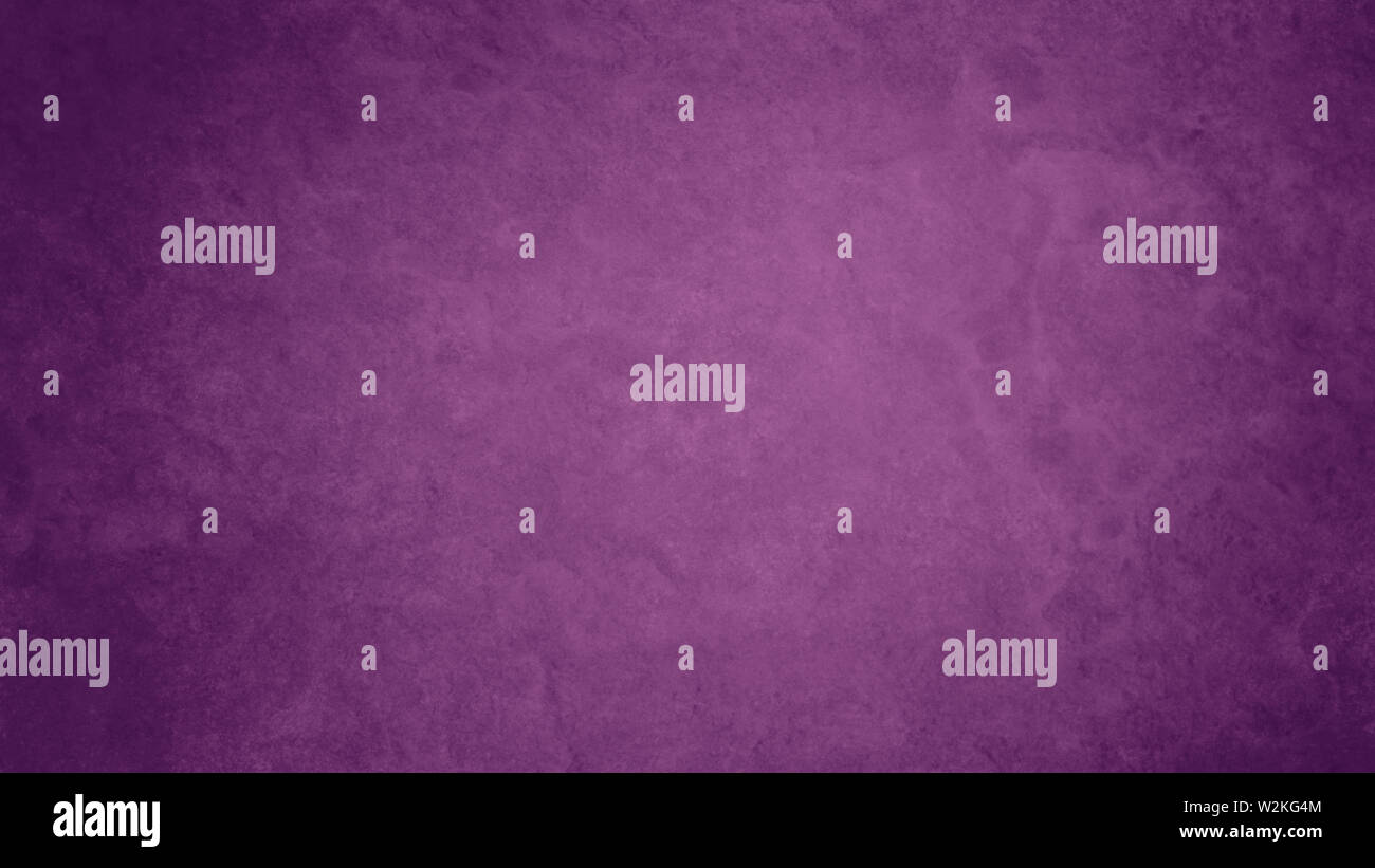 Purple background. Faint old distressed grunge texture and paint stains ...