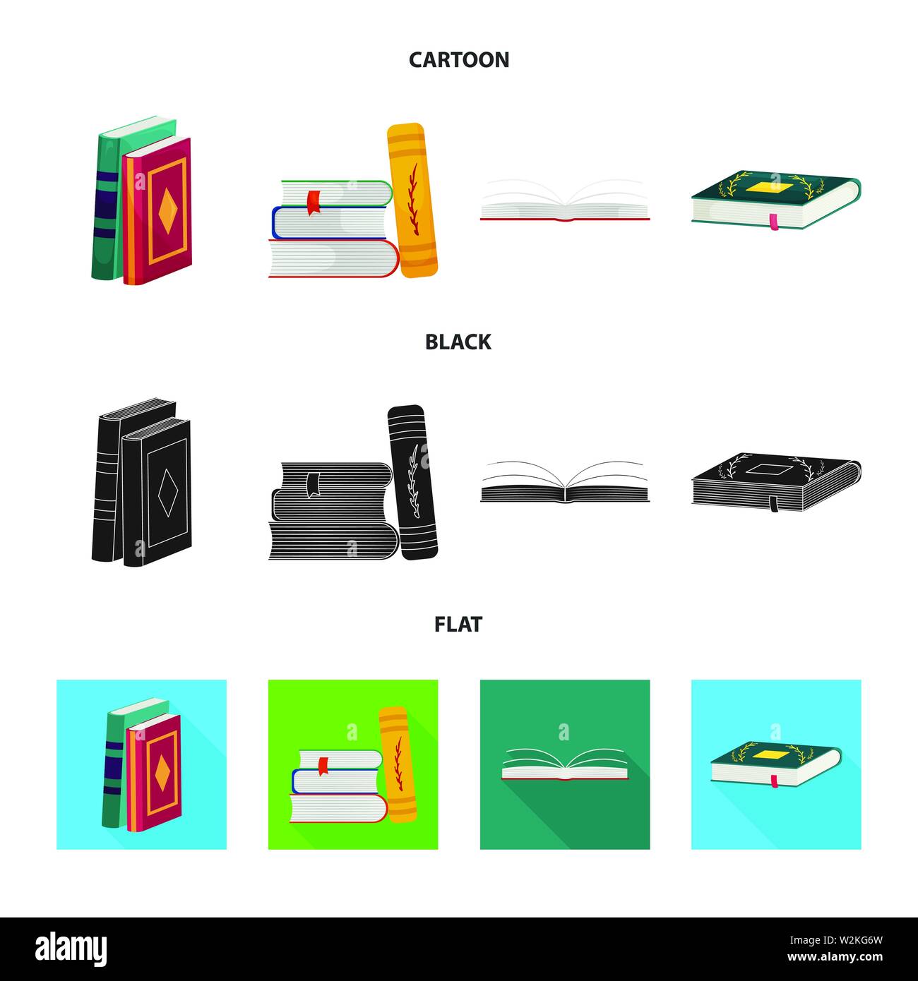 Vector illustration of training and cover symbol. Set of training and ...