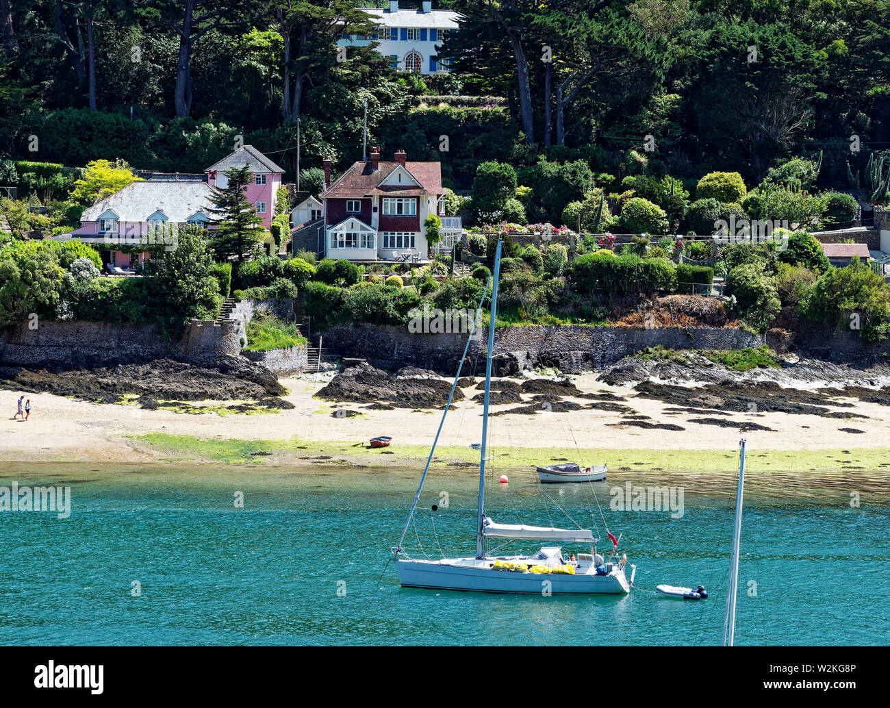 Salcombe, South Devon, Great Britain. UK Stock Photo - Alamy