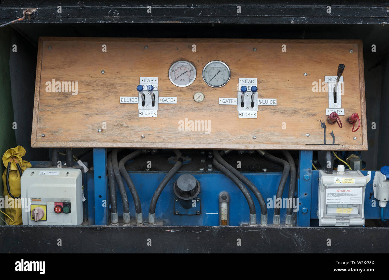 Caledonian canal control panel hi-res stock photography and images - Alamy