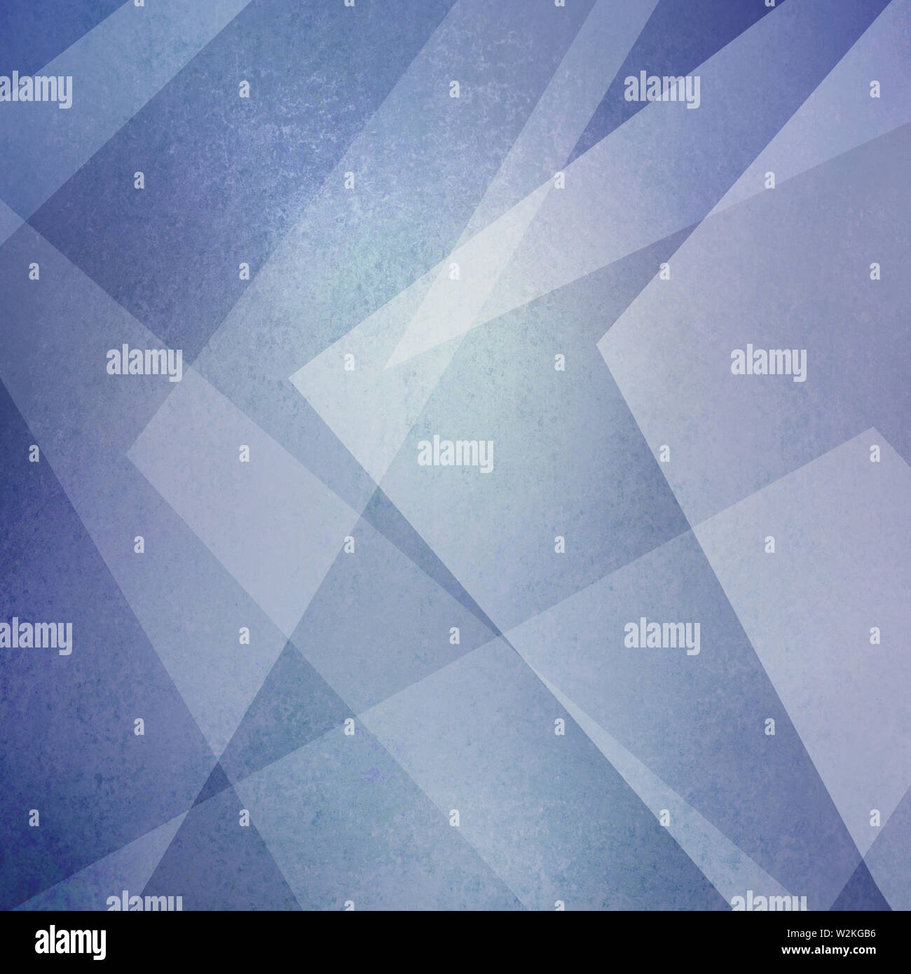 Abstract blue and white background. Triangles and angled shapes in ...