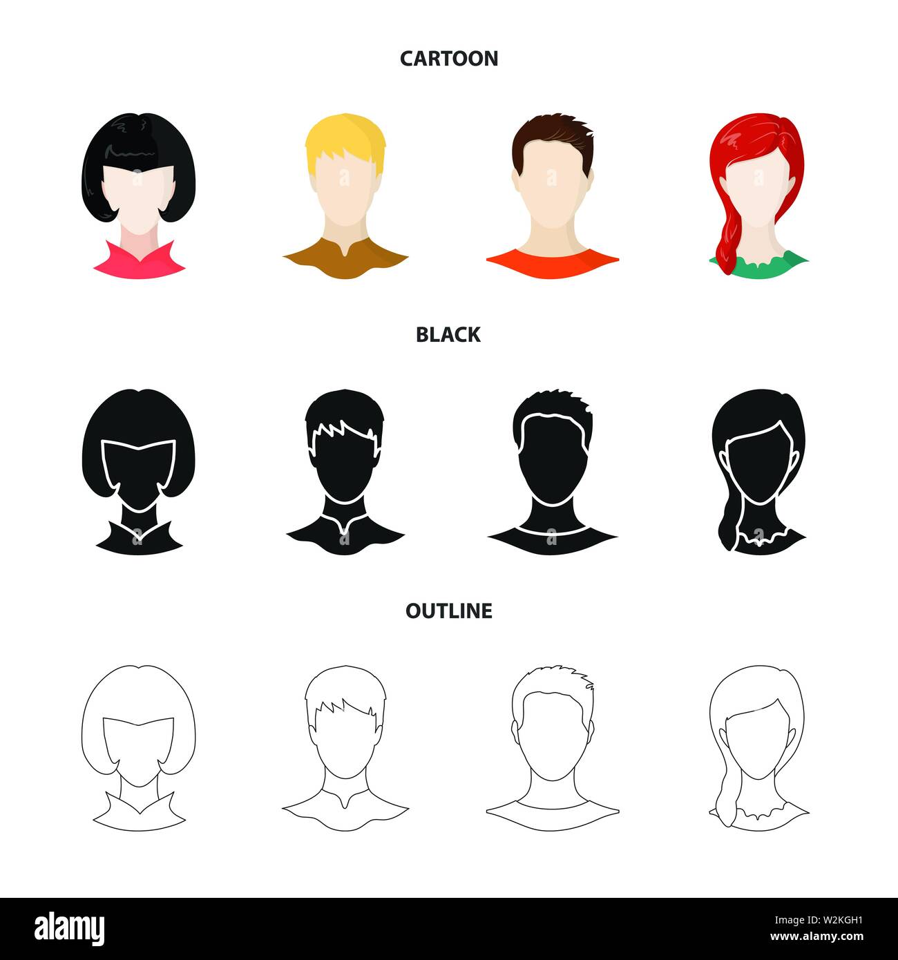 Vector illustration of professional and photo sign. Set of professional ...