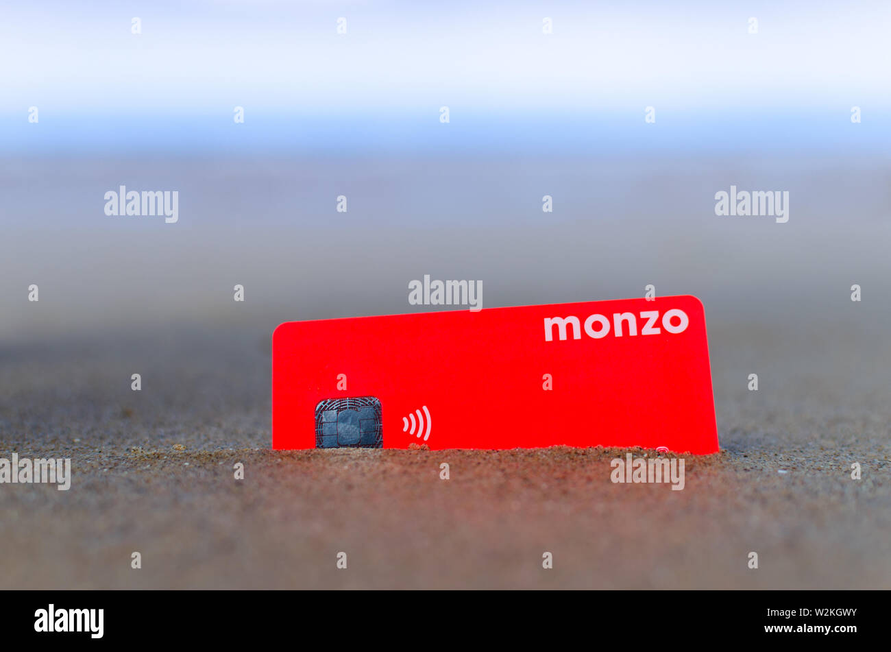 Monzo bank card hi-res stock photography and images - Alamy