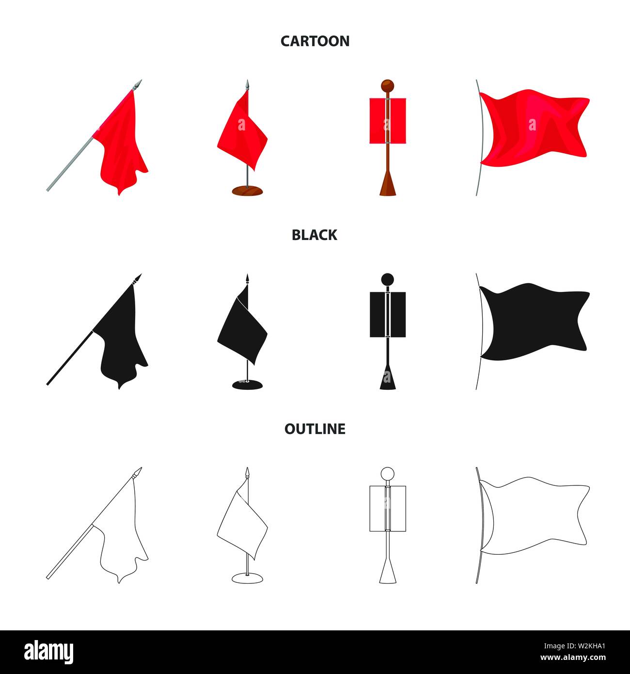 Isolated object of texture and presentation sign. Set of texture and ...