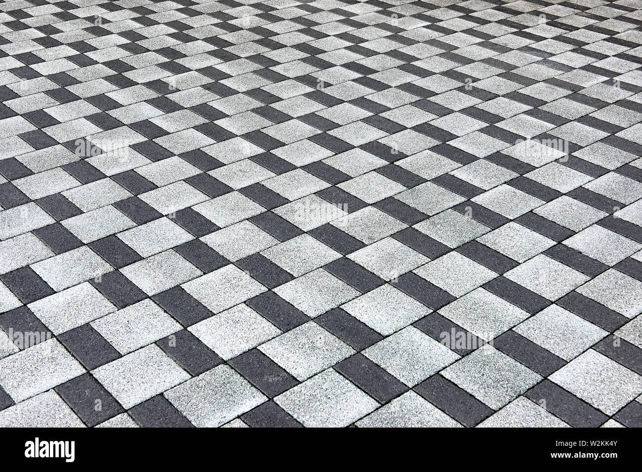 pavement of concrete pavement tiles patterned Stock Photo - Alamy