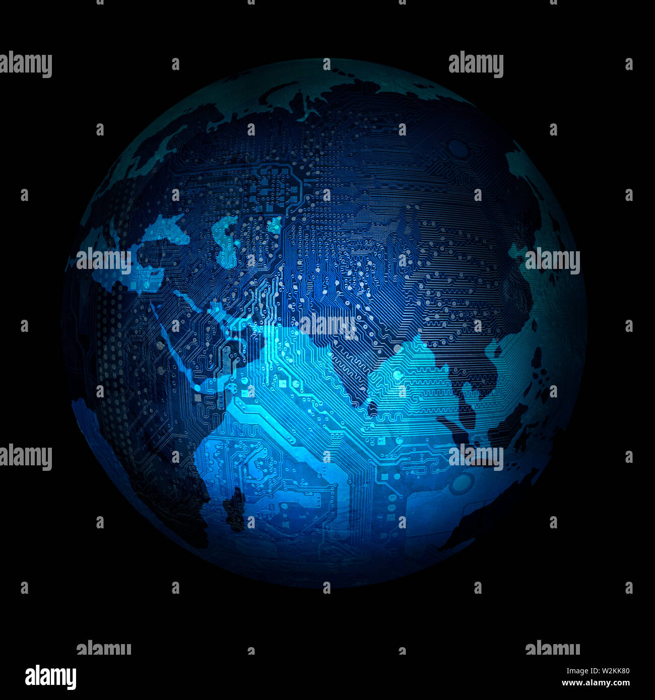 Digital planet earth hi-res stock photography and images - Alamy