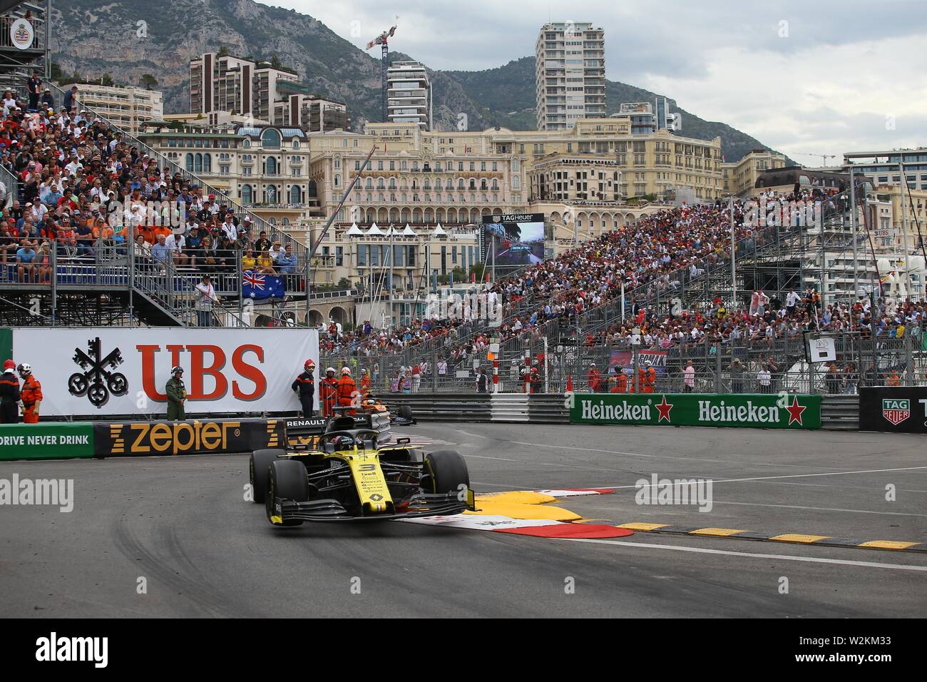 Daniel Ricciardo, Renault F1 Team, Renault RS19, Monaco Gp 2019 ...