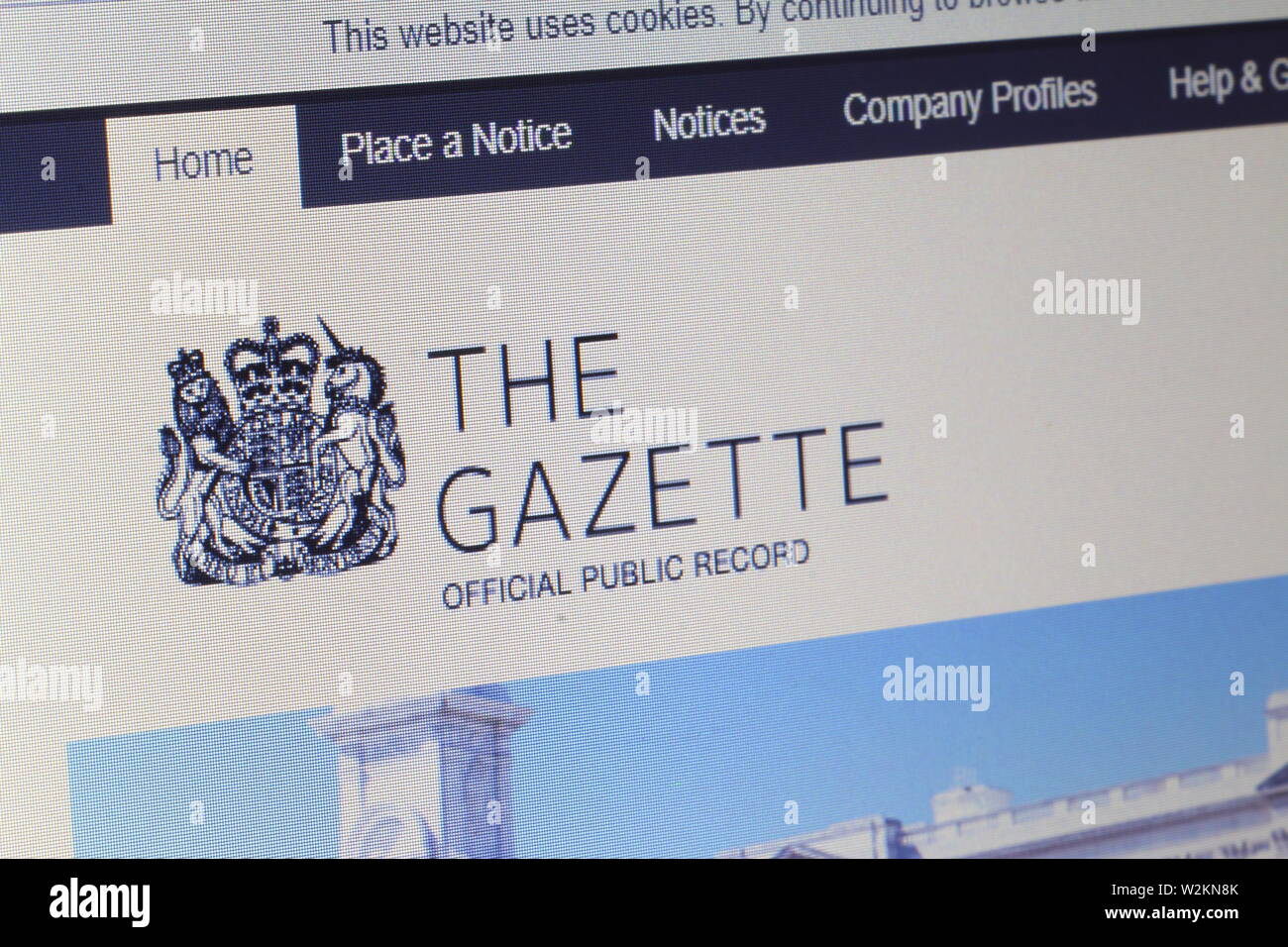 London gazette hi-res stock photography and images - Alamy