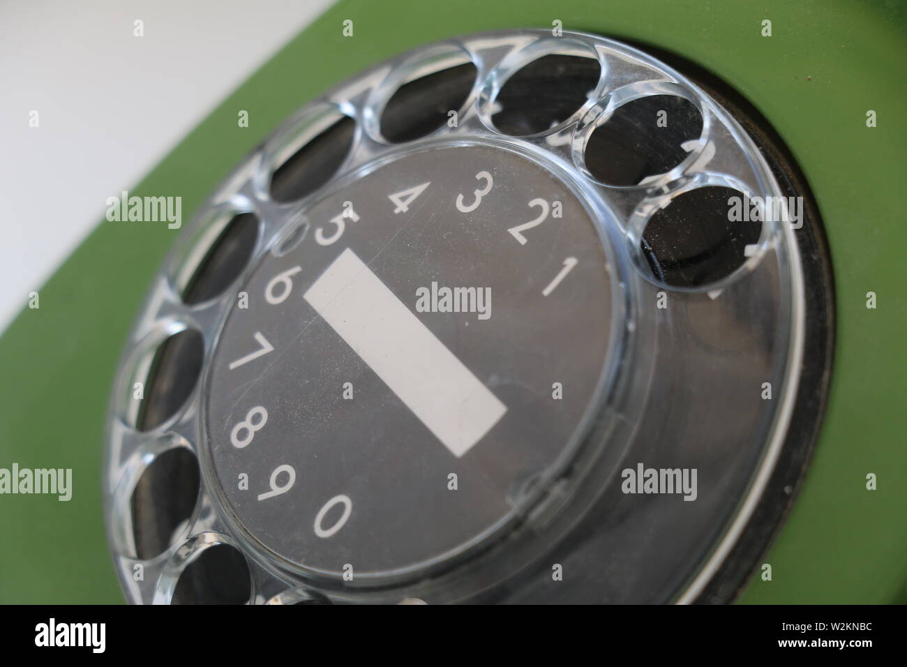 Analog Telephone Dialing Disk Stock Photo - Alamy
