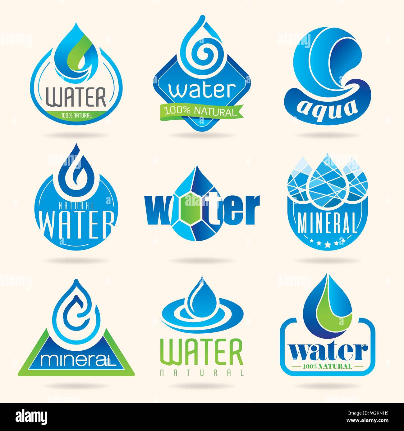 Water icon set Stock Vector Image & Art - Alamy
