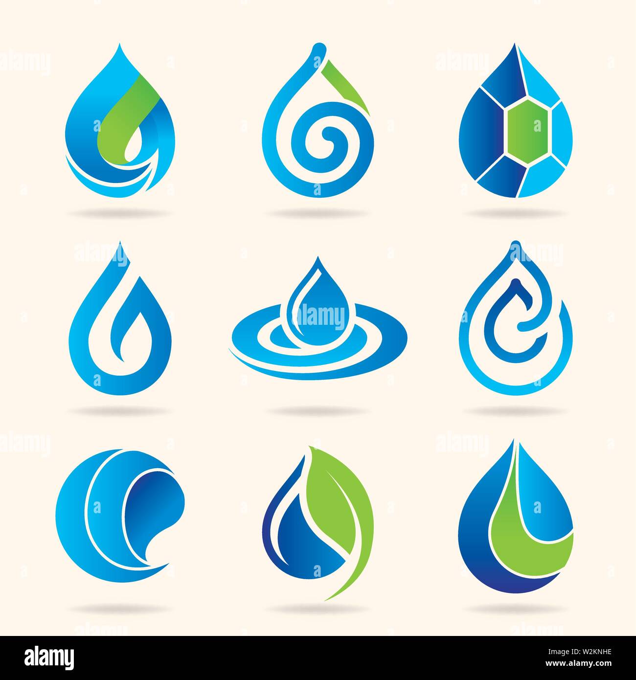 Water icon set Stock Vector Image & Art - Alamy