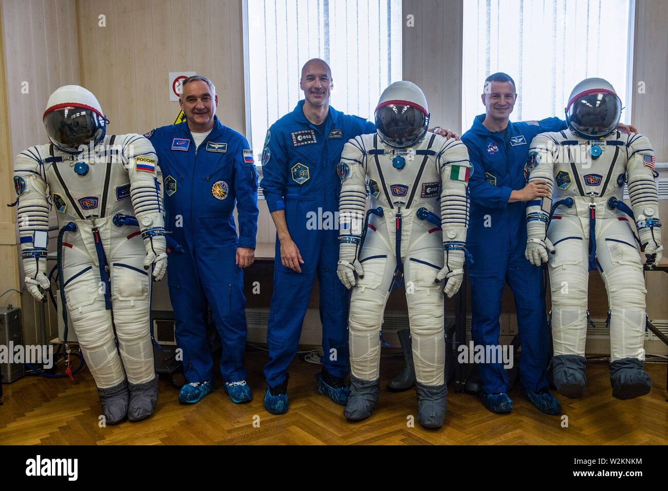 International Space Station Expedition 60 prime crew members Alexander ...