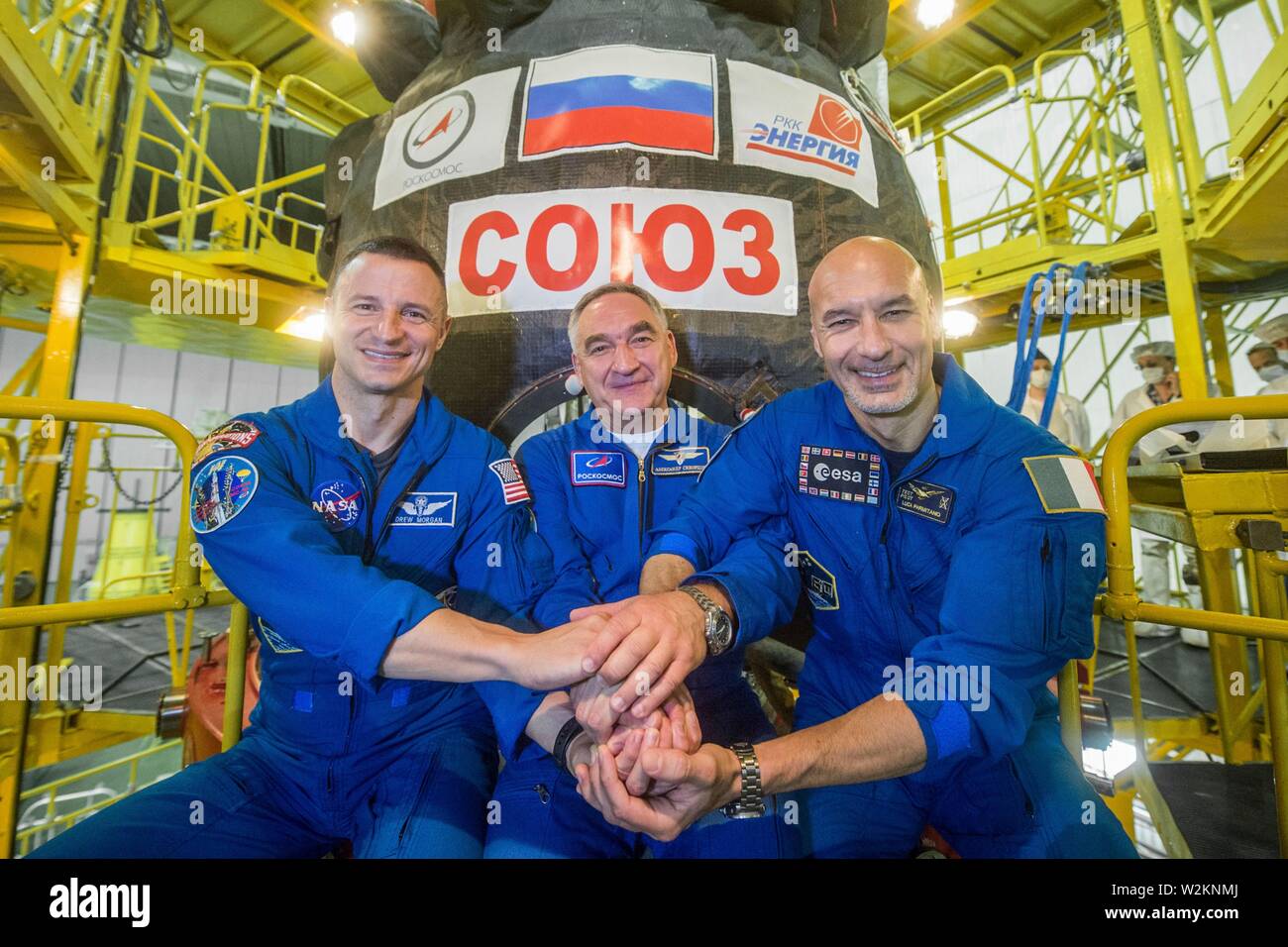 International Space Station Expedition 60 prime crew members Drew ...
