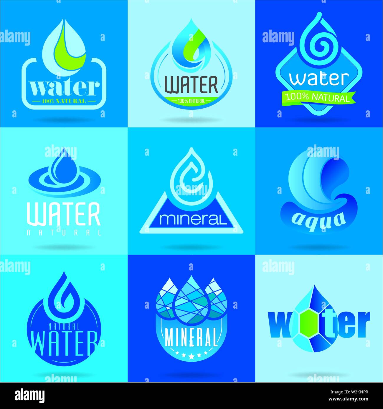 Water icon set Stock Vector Image & Art - Alamy