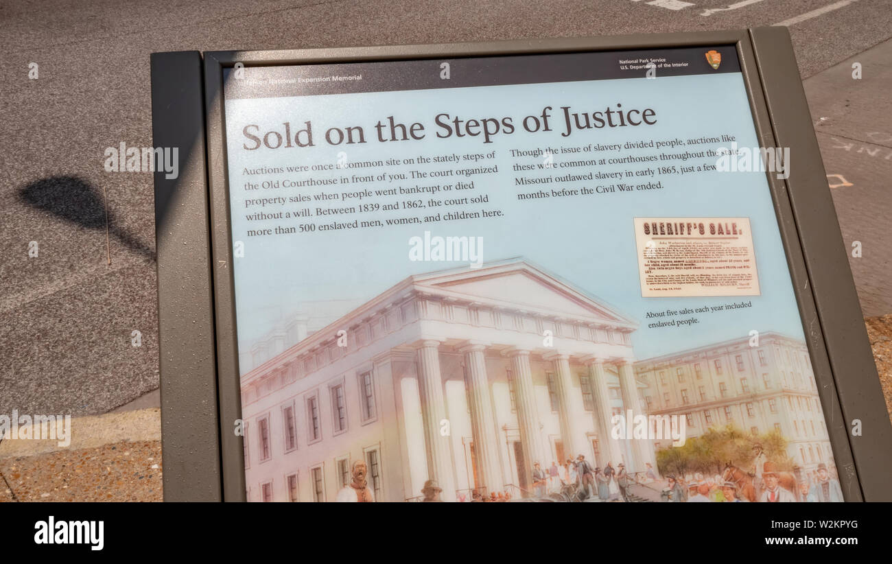 Sold on the steps of Justice at Old Courthouse St. Louis - ST. LOUIS ...