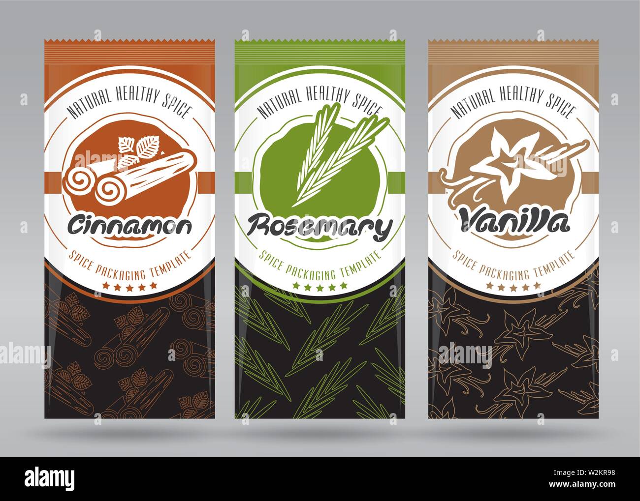 Spice set box Stock Vector Images - Alamy