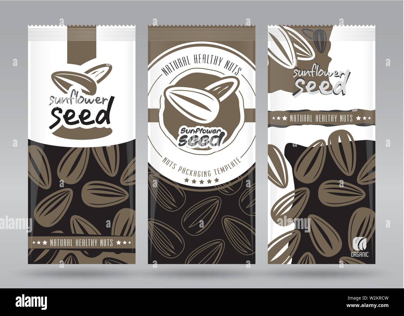 Sunflower seed packaging set Stock Vector Image & Art - Alamy