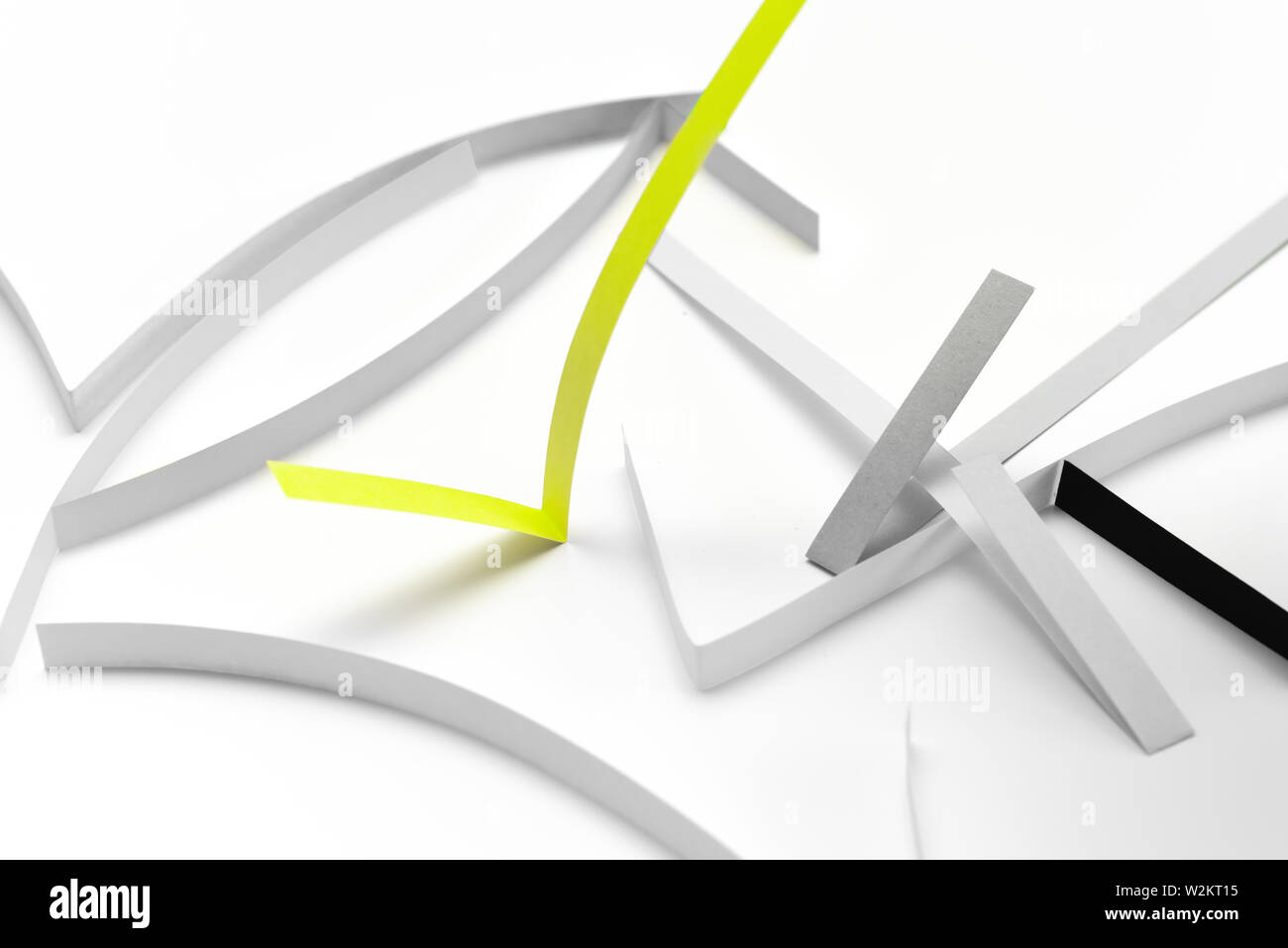 Green Positive check or tick symbol, concept for positivity to convey ...