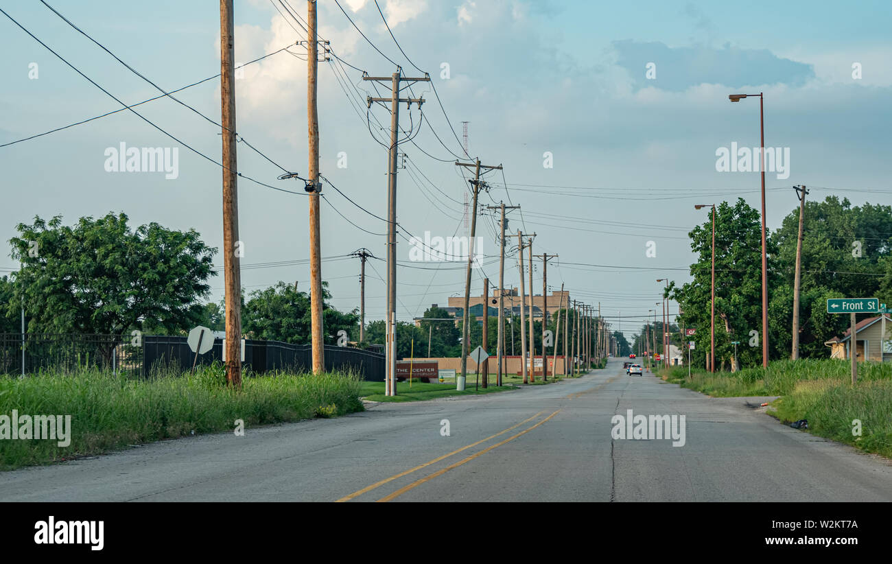 Typical Parkway in the United States - ST. LOUIS, USA - JUNE 19, 2019 ...