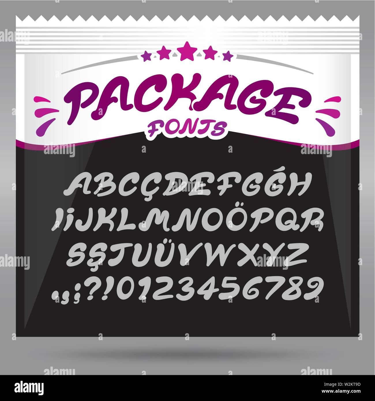 Freestyle font family Stock Vector Image & Art - Alamy