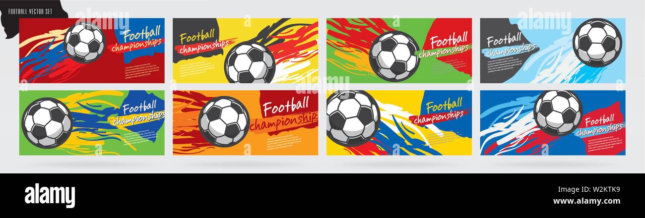 Soccer card design, football vector set Stock Vector Image & Art - Alamy