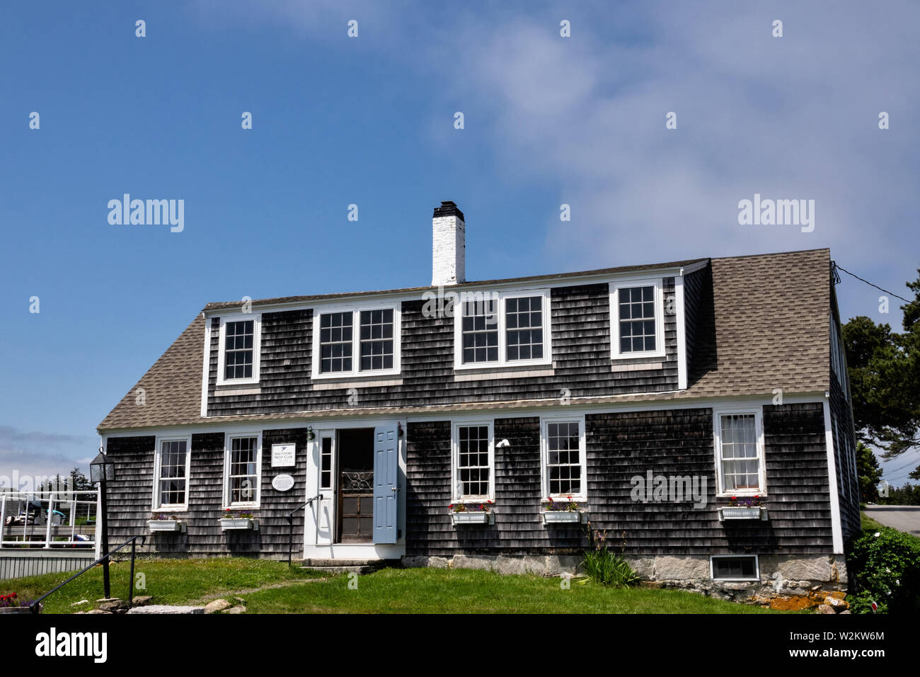 The Southport Yacht Club in the tiny village of Cozy Harbor in ...