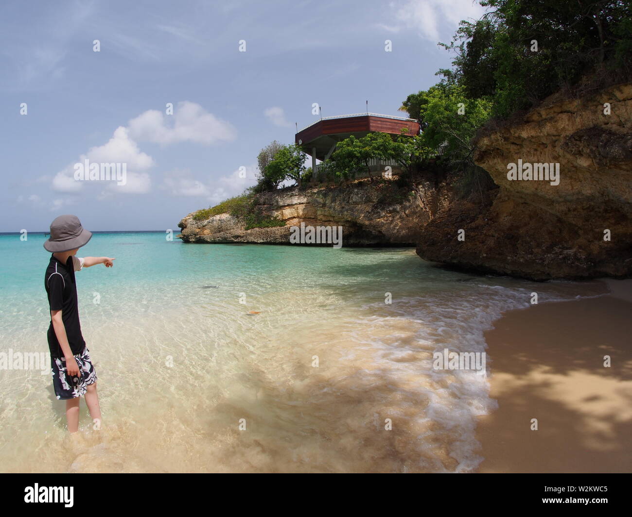 Anguilla is a british overseas territory in the caribbean hi-res stock ...