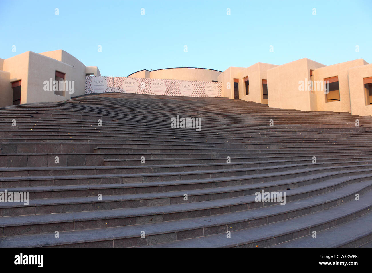 Traditional architecture in Katara Cultural village, Doha, Qatar Stock ...
