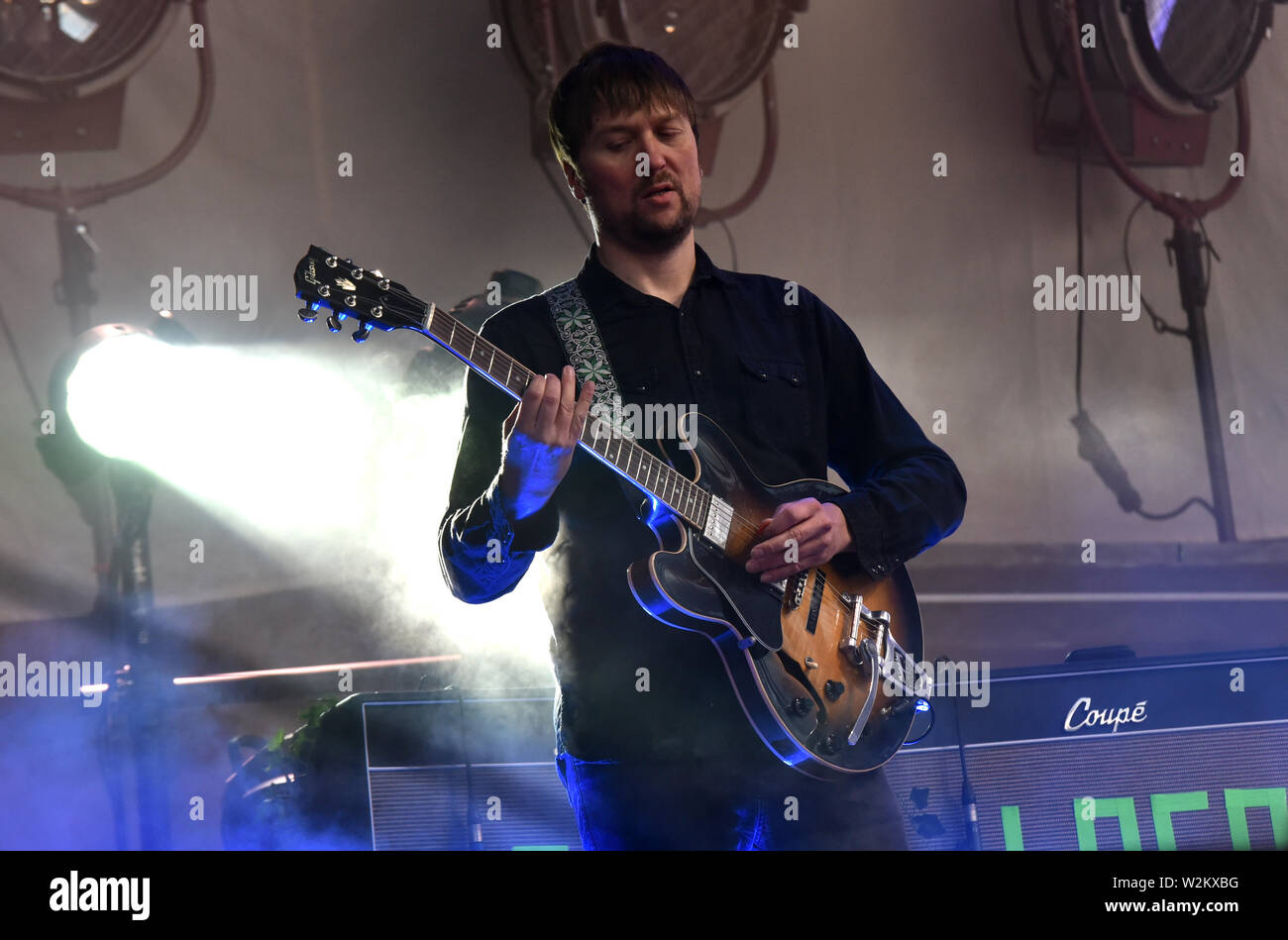 Kaiser Chiefs peforming at Elland Road in Leeds for the centenary ...