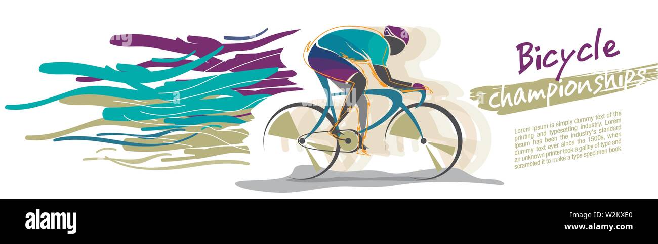 Bicycle championship vector Stock Vector Image & Art - Alamy