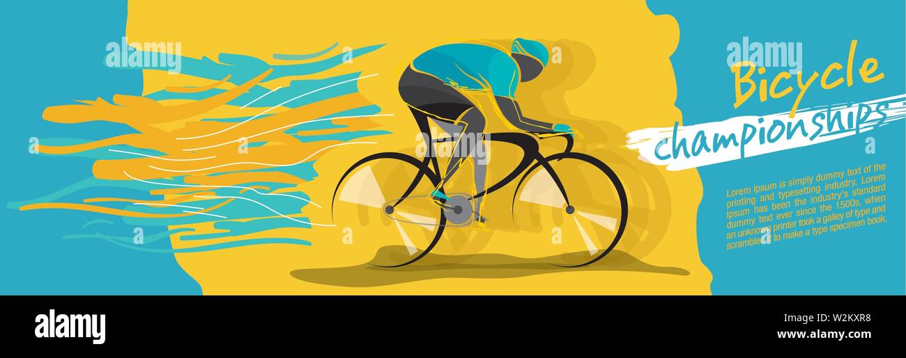 Bicycle championship vector Stock Vector Image & Art - Alamy