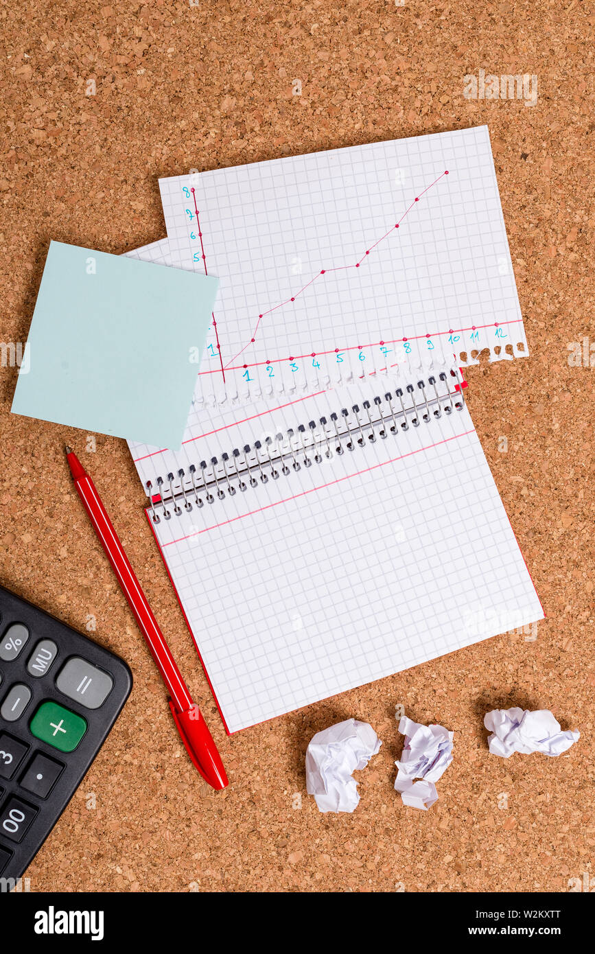 Desk notebook paper office cardboard paperboard study supplies table ...