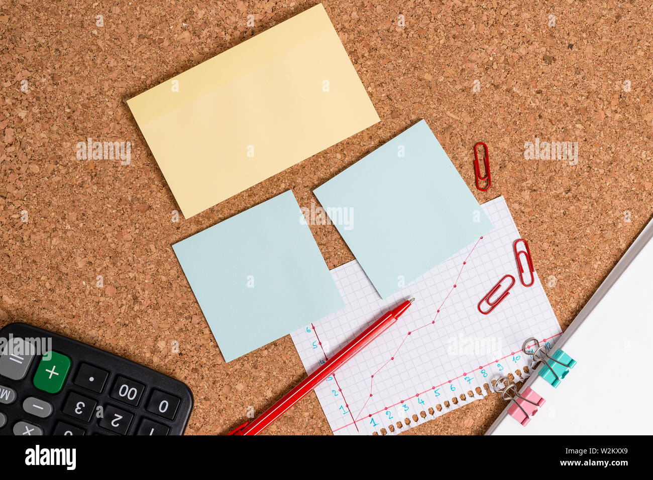 Desk notebook paper office cardboard paperboard study supplies table ...