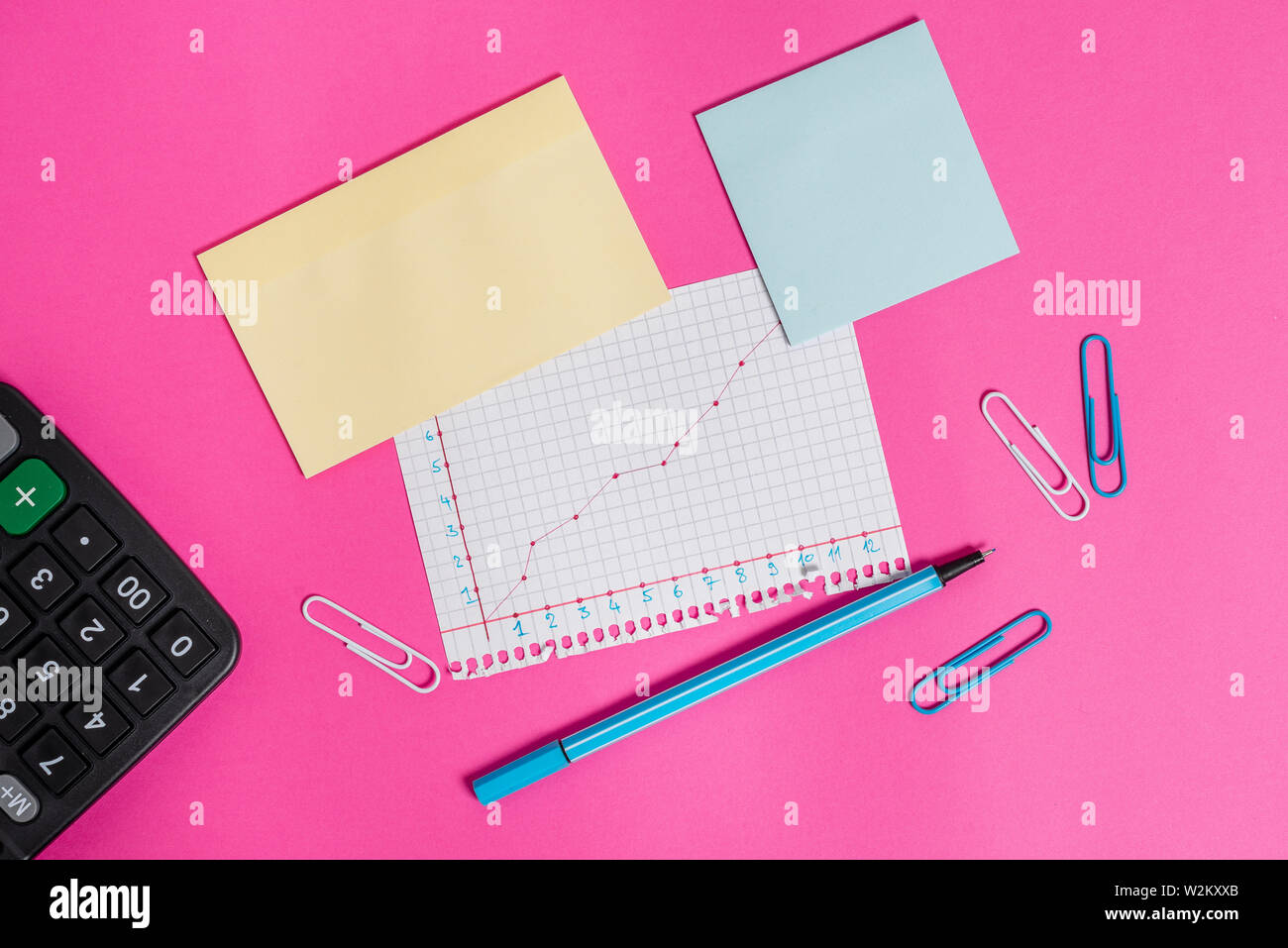 Stationary and note paper plus math sheet with diagram picture on the ...