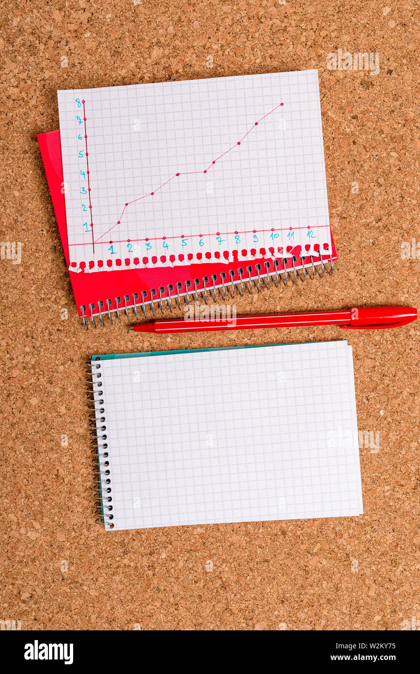 Desk notebook paper office cardboard paperboard study supplies table ...