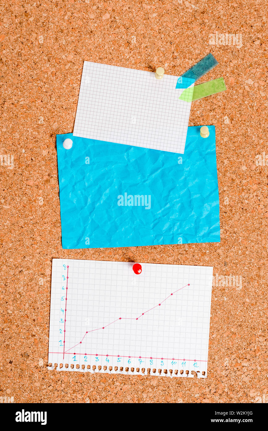 Corkboard color size paper pin thumbtack tack sheet billboard notice ...