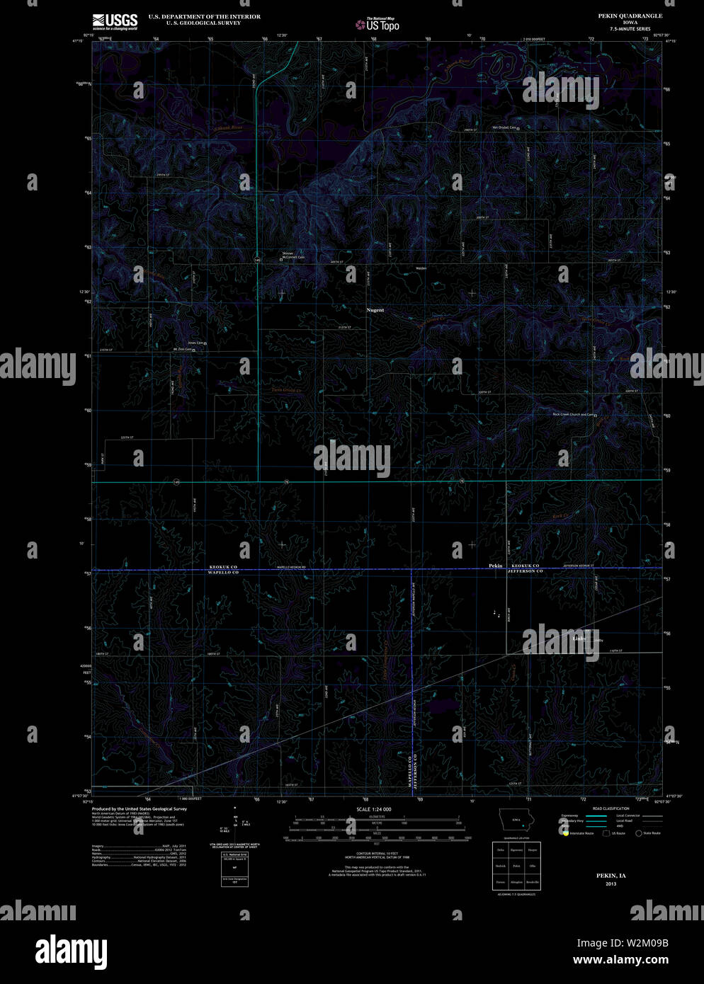Map of pekin hi-res stock photography and images - Alamy