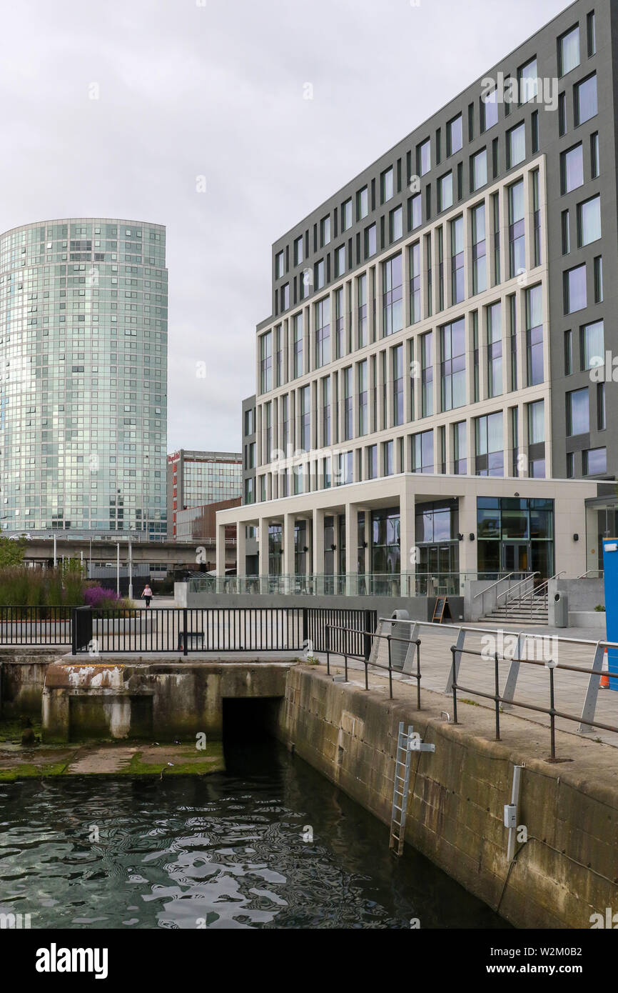 Marriott Hotel at City Quays Belfast Northern Ireland Stock Photo - Alamy