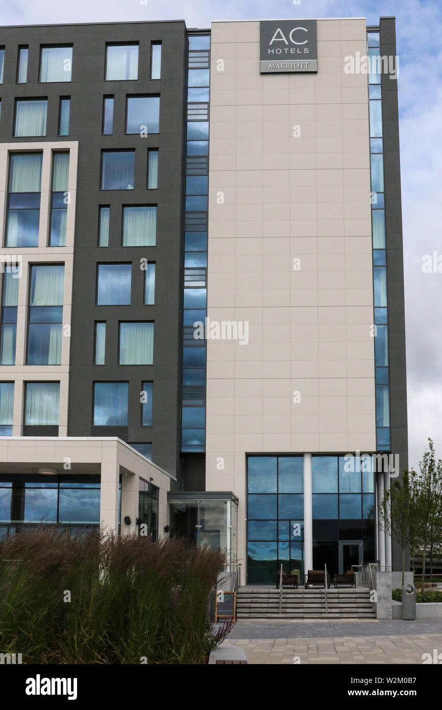 Marriott Hotel at City Quays Belfast Northern Ireland Stock Photo - Alamy