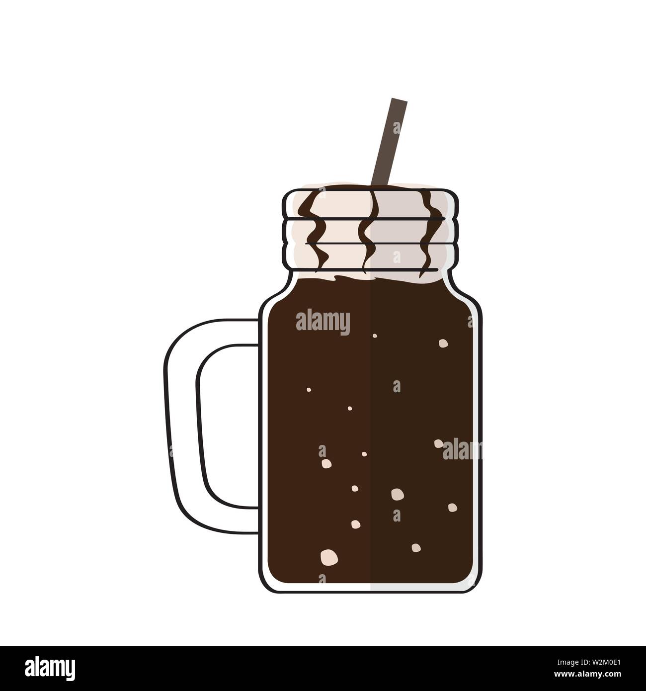 Cafe frappe Stock Vector Images - Alamy